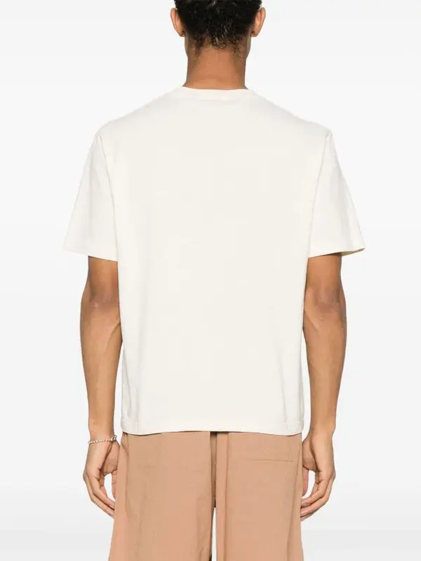 Palm Angels Dragon-monogram Cotton T-shirt