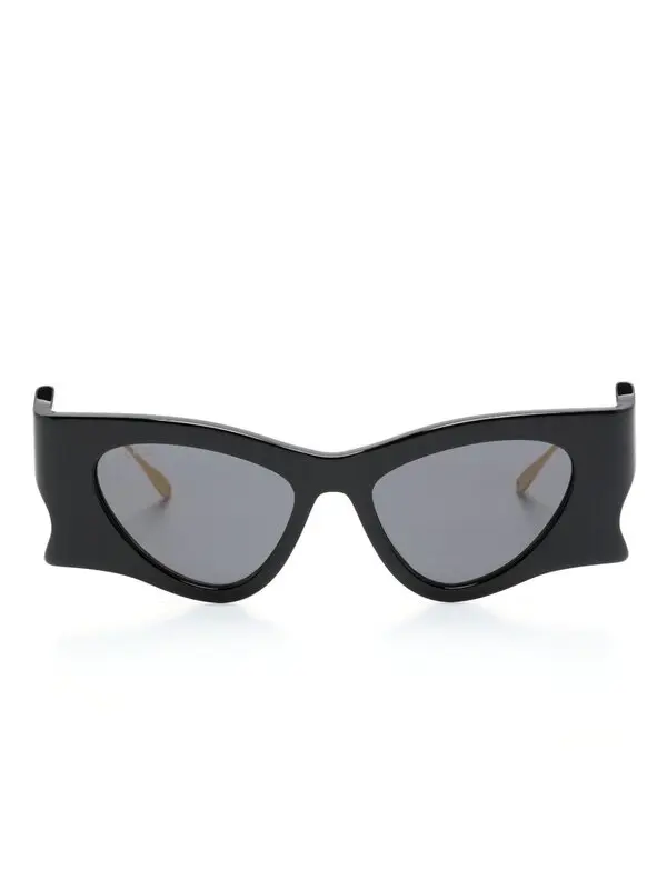 Gucci Acetate Cat-eye Sunglasses - Black