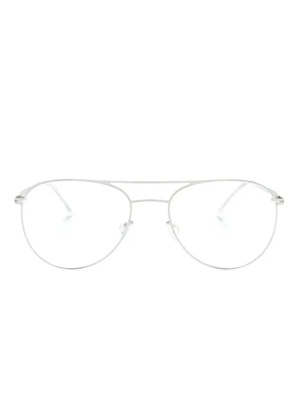 Mykita Niken Pilot-frame Glasses - Silver