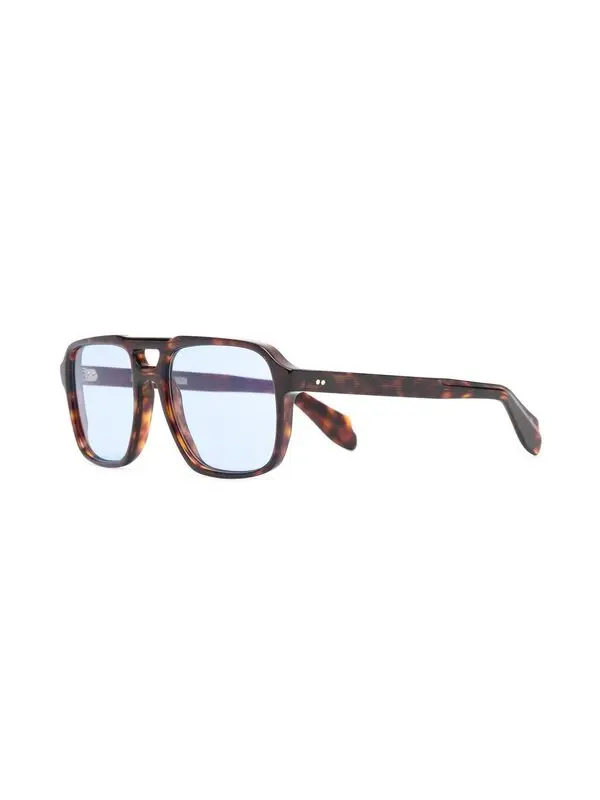 CUTLER & GROSS Tortoiseshell Pilot Sunglasses