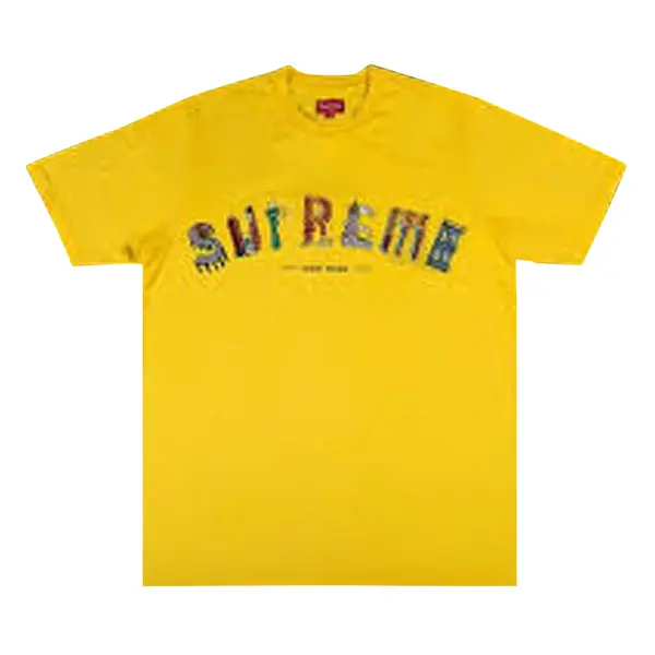 Supreme City Arc Tee - Yellow