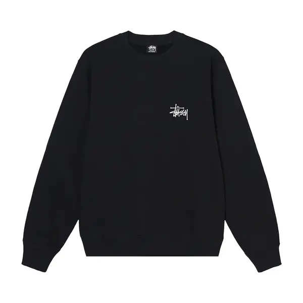 StÜssy Basic Crew - Black