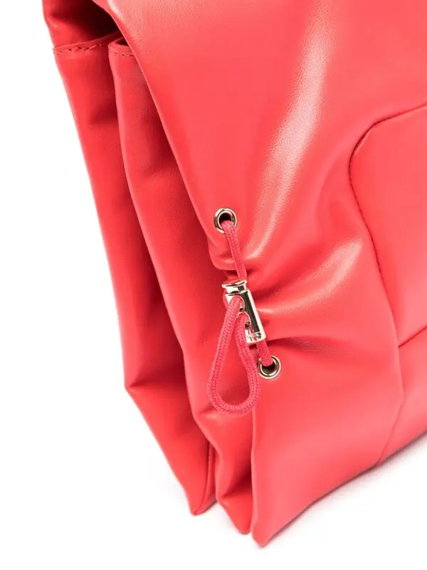 LANCEL Medium Billie Leather Bag - Red