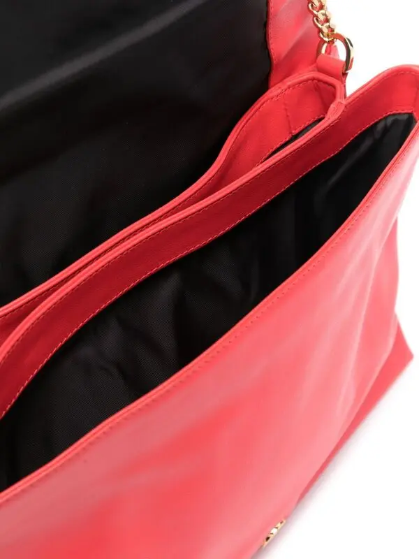LANCEL Medium Billie Leather Bag - Red