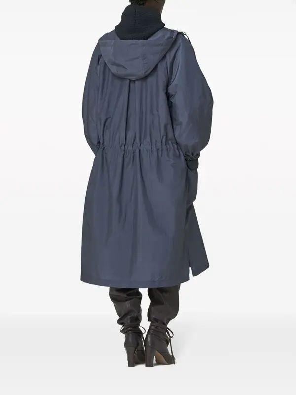 LEMAIRE Hooded Single-breasted Raincoat