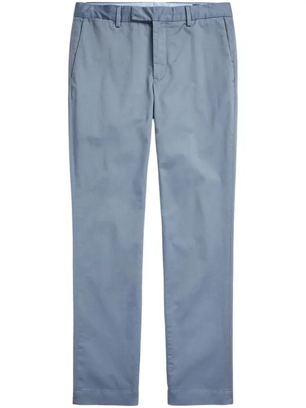 Polo Ralph Lauren Logo-tag Twill Straight-leg Trousers