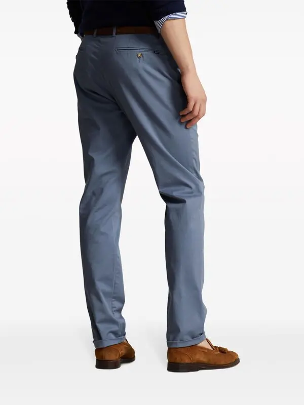 Polo Ralph Lauren Logo-tag Twill Straight-leg Trousers