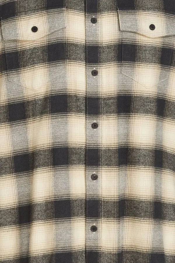 FRAME Checked Cottonflannel Shirt - Beige
