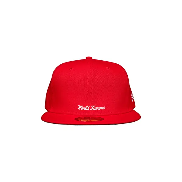 Supreme X New Era Reverse Box Logo Cap - Red