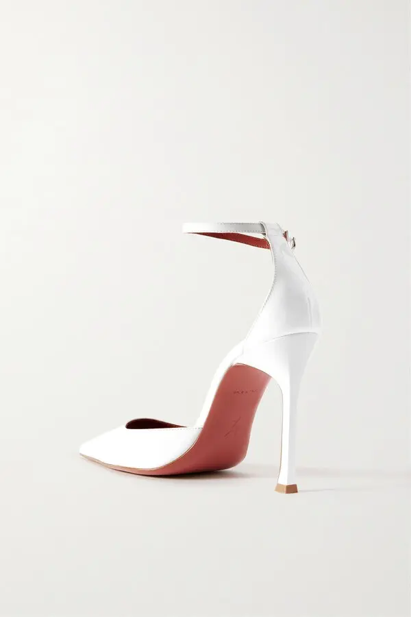 Amina Muaddi Kim Patent-leather Pumps