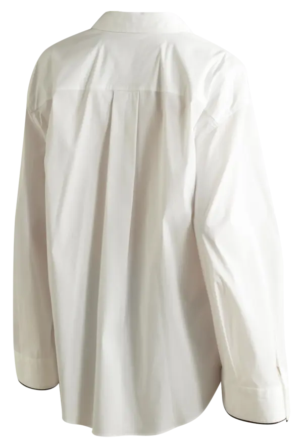 Brunello Cucinelli Oversized Cotton-blend Poplin Shirt