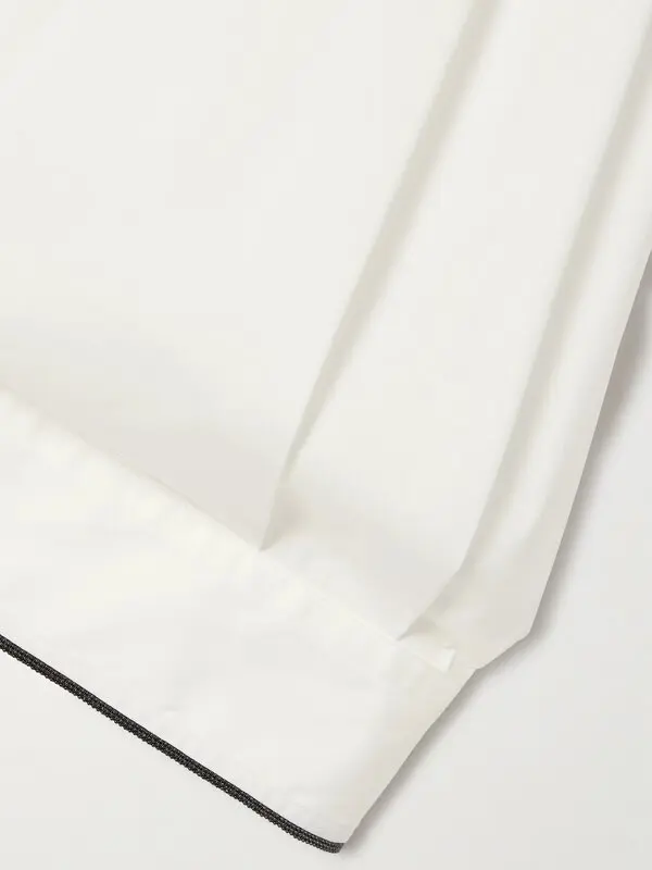 Brunello Cucinelli Oversized Cotton-blend Poplin Shirt