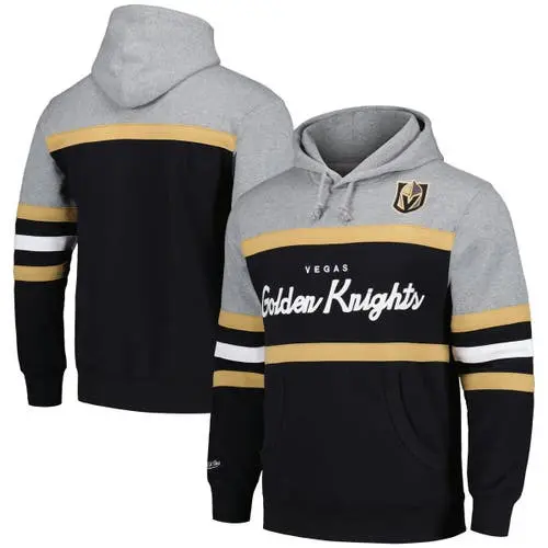 Mitchell & Ness Vegas Golden Knights Head Coach Pullover Hoodie