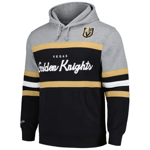 Mitchell & Ness Vegas Golden Knights Head Coach Pullover Hoodie