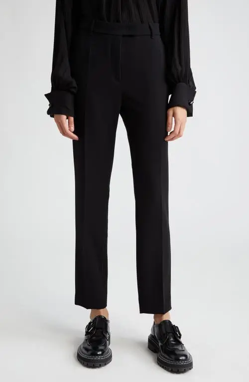 Max Mara Jerta Cady Straight Leg Trousers - Black