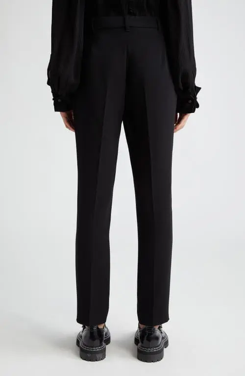 Max Mara Jerta Cady Straight Leg Trousers - Black