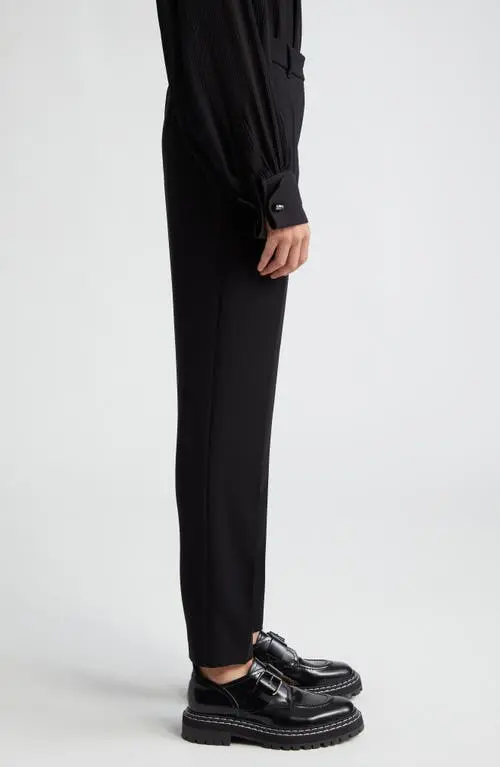 Max Mara Jerta Cady Straight Leg Trousers - Black