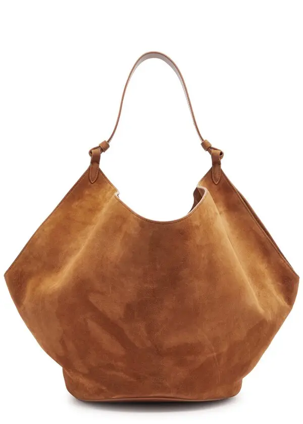 Khaite Medium Lotus Suede Tote