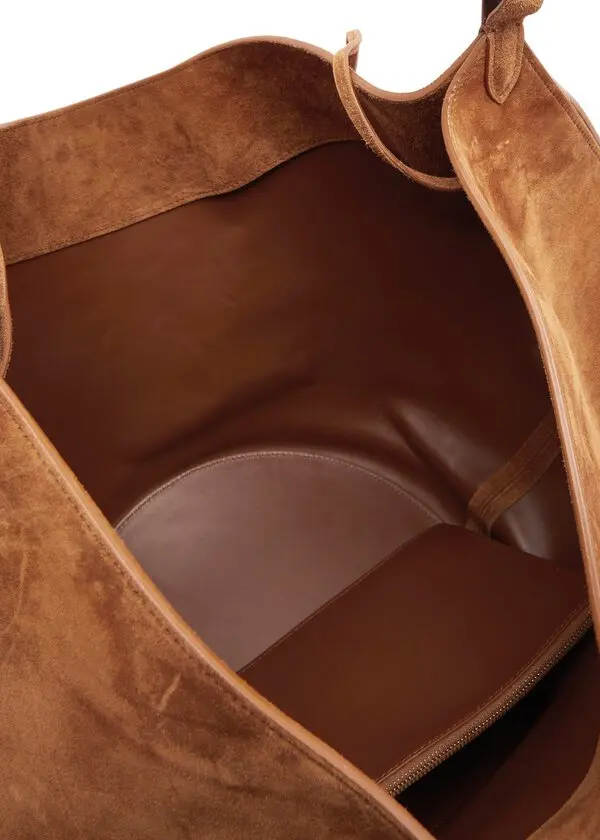 Khaite Medium Lotus Suede Tote