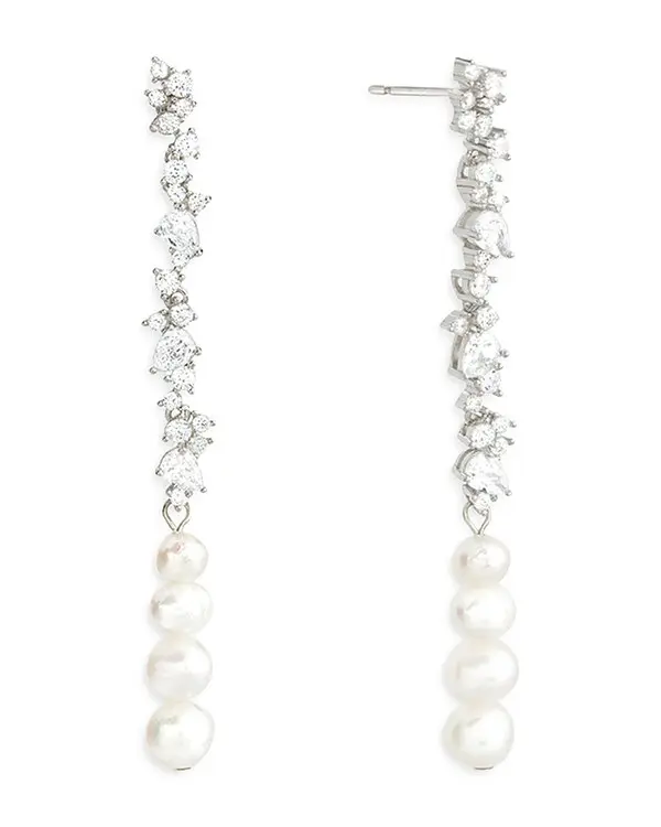 Shashi Kalista Cultured Freshwater Pearl Drop Earrings