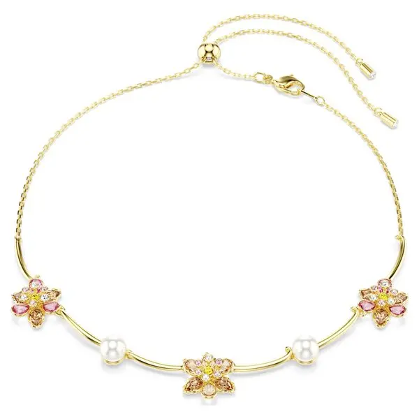 SWAROVSKI Idyllia Floral Crystal Necklace - Multicolored