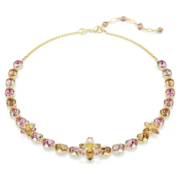 SWAROVSKI Idyllia Floral Crystal Necklace - Multicolored
