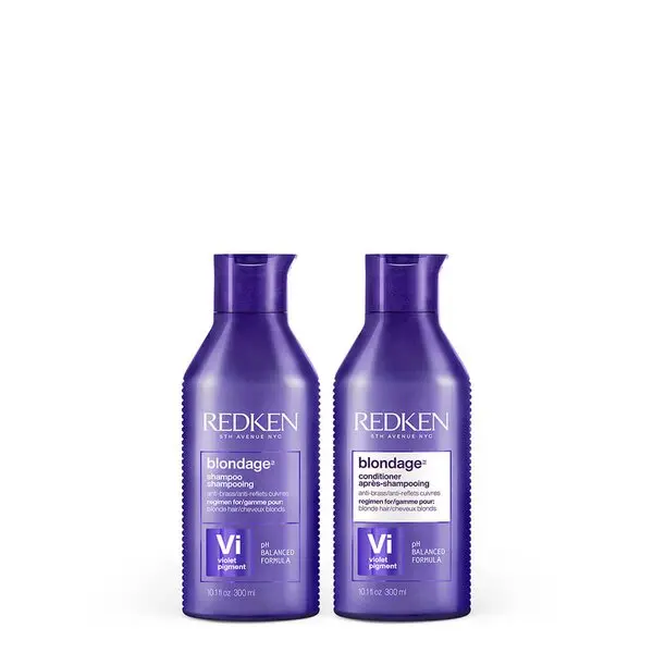 REDKEN Blondage Duo: Purple Toning Shampoo & Conditioner - One-color