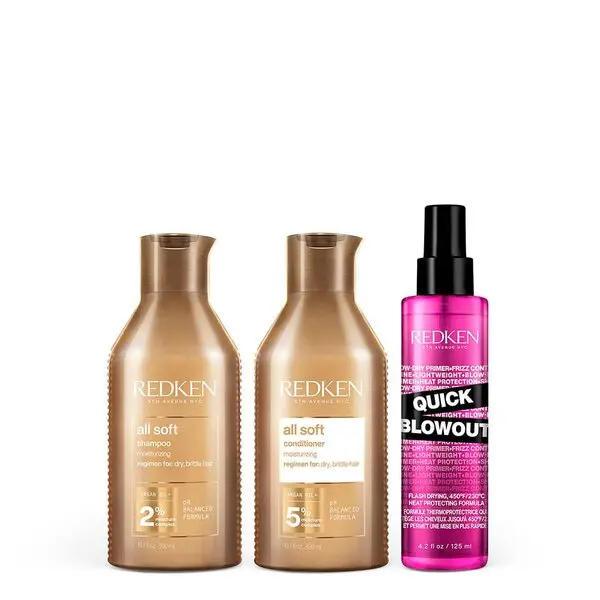 REDKEN All Soft & Styled Set: Haircare & Styling Bundle - One-color