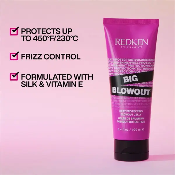 REDKEN Big Blowout Heat Protecting Jelly For Volume