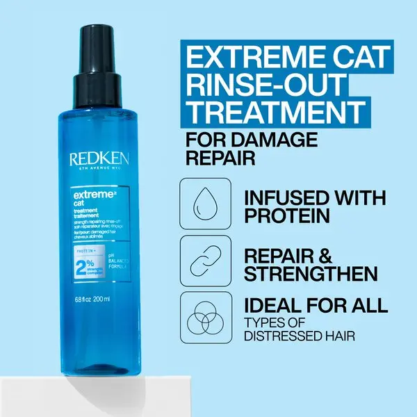 REDKEN Extreme Cat Hair Protein Treatment For Damanged Hair