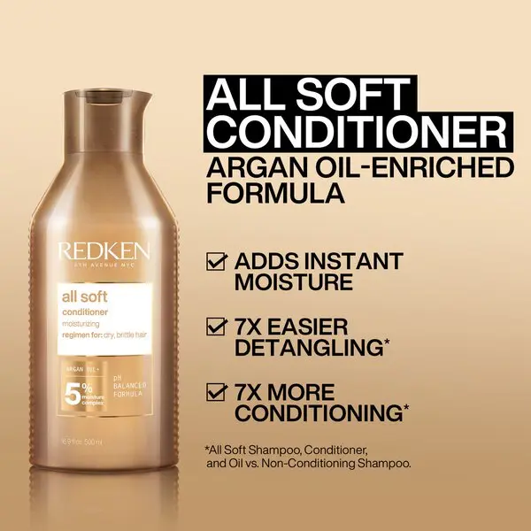 REDKEN Complete All Soft Regimen Set For Dry Hair
