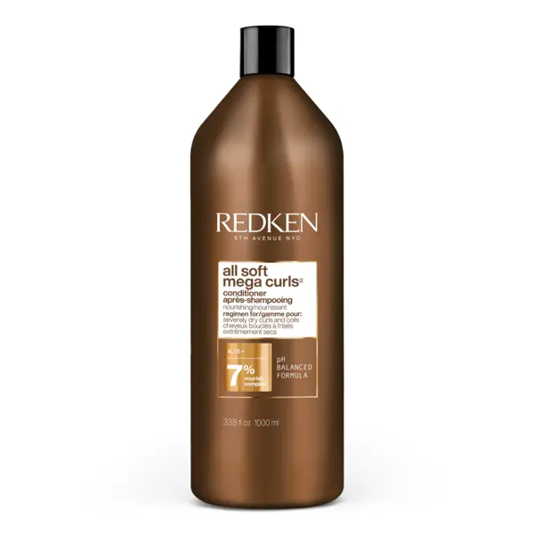 REDKEN All Soft Mega Curls Conditioner | Nourishing & Detangling - One-color