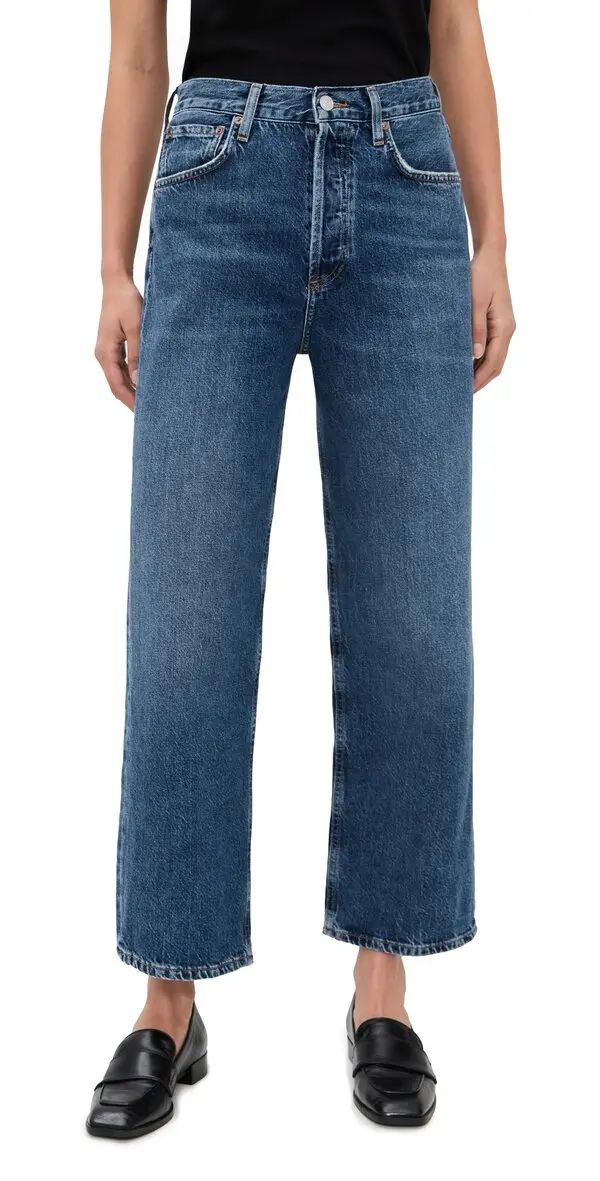 AGOLDE Ren High-rise Wide-leg Jeans - Control