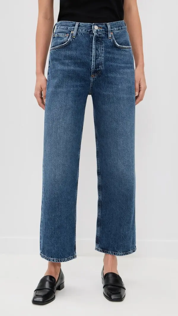 AGOLDE Ren High-rise Wide-leg Jeans - Control