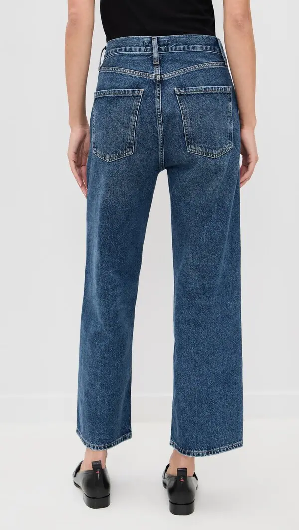 AGOLDE Ren High-rise Wide-leg Jeans - Control