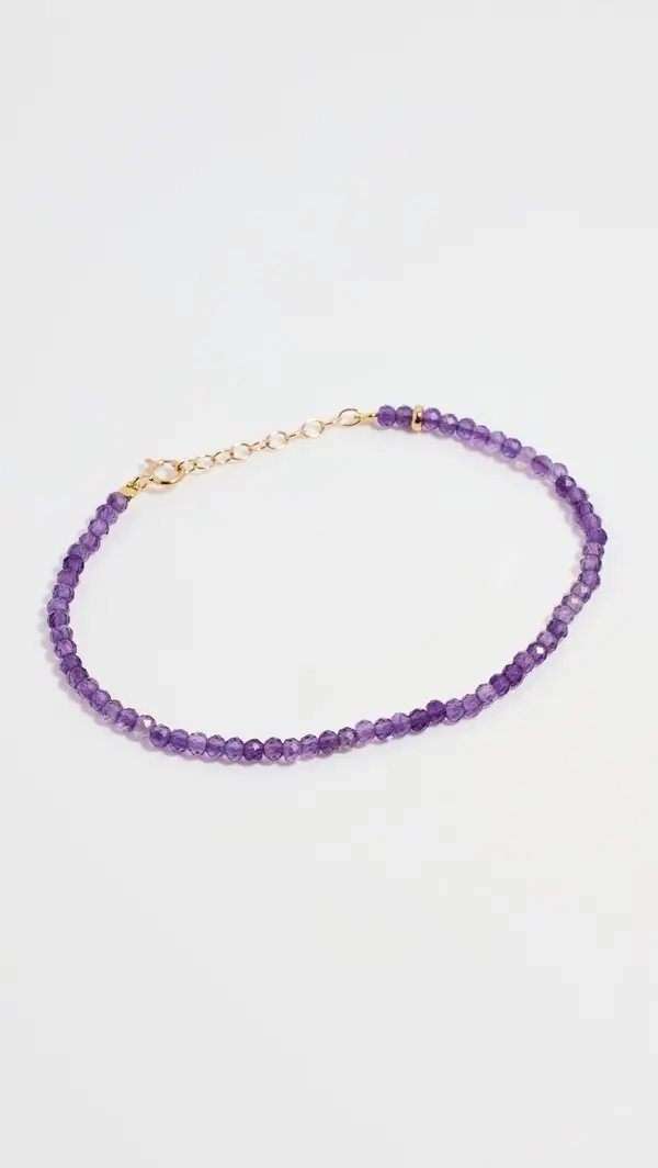 Jia Jia 14k February Birthstone Bracelet - February - Amethyst