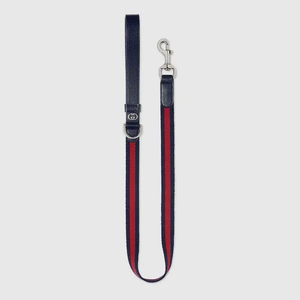 Gucci Large Pet Leash - Blue