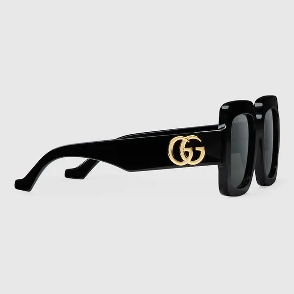 Gucci Square-frame Sunglasses With Double G