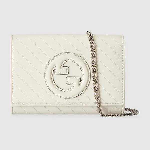 Gucci Blondie Chain Wallet Leather