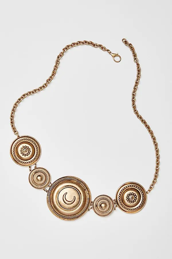 Free People Bohemian Armor Chain Belt In Gold Rush - 66% Off  display picture 1
