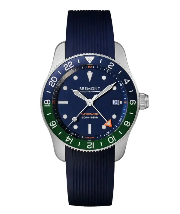 BREMONT Supermarine S302 Jet Automatic Gmt 40mm Watch - Blue