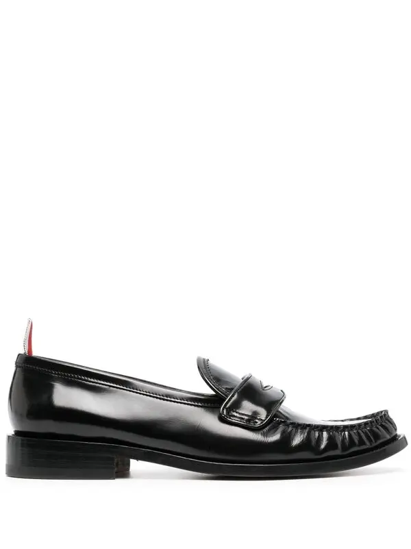 Thom Browne Penny-slot Leather Loafers