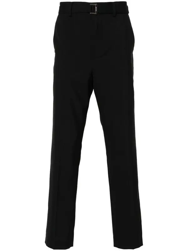 Sacai Melton Tailored Trousers - Black