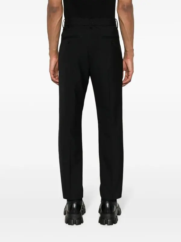 Sacai Melton Tailored Trousers - Black