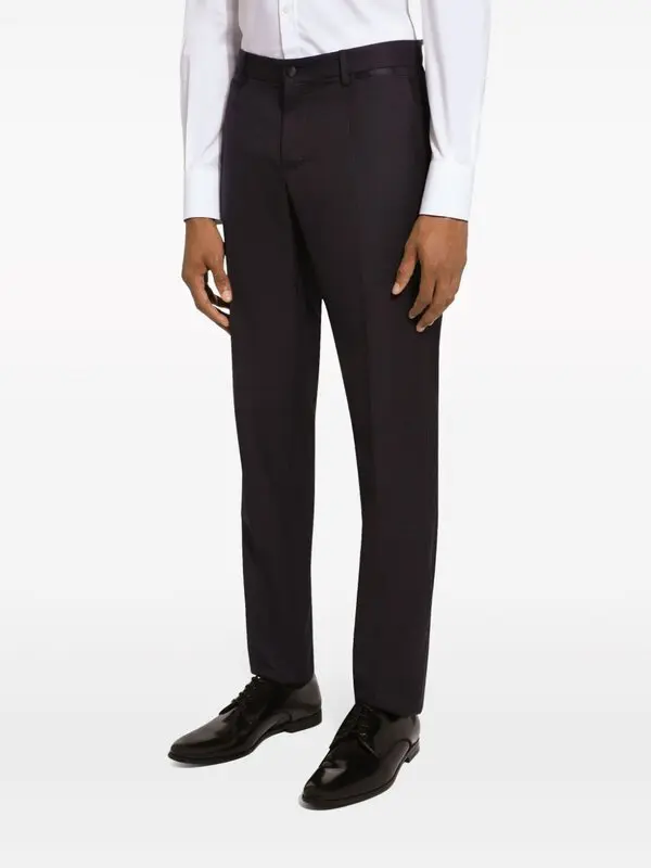 Dolce & Gabbana Contrasting Lapels Two-piece Suit