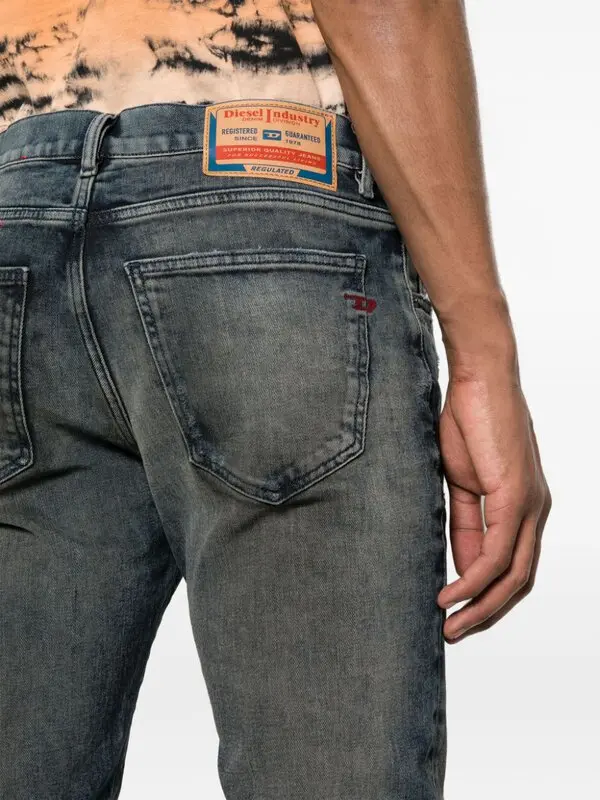 DIESEL® D-strukt Slim-cut Jeans - Blue