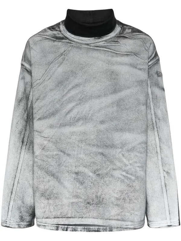 DIESEL® D-nlabelcol Reflective Sweatshirt