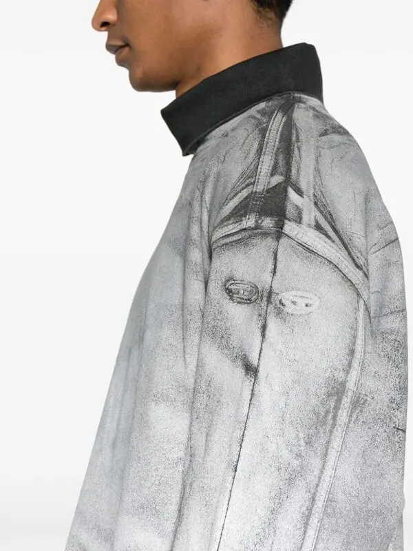 DIESEL® D-nlabelcol Reflective Sweatshirt