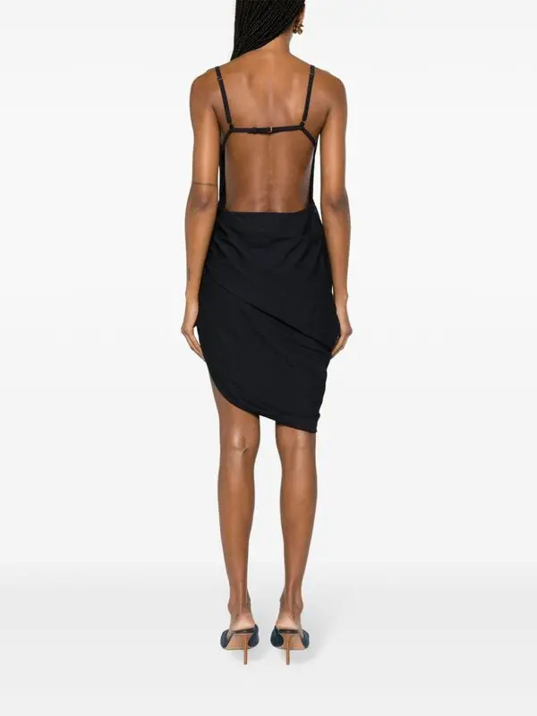 Jacquemus La Robe Saudade Draped Minidress