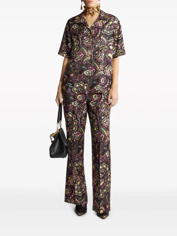 Etro Twill-print Trousers